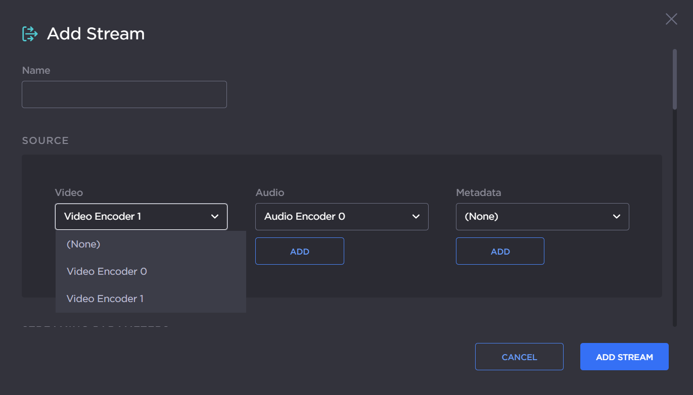 Setting Up a Second Stream